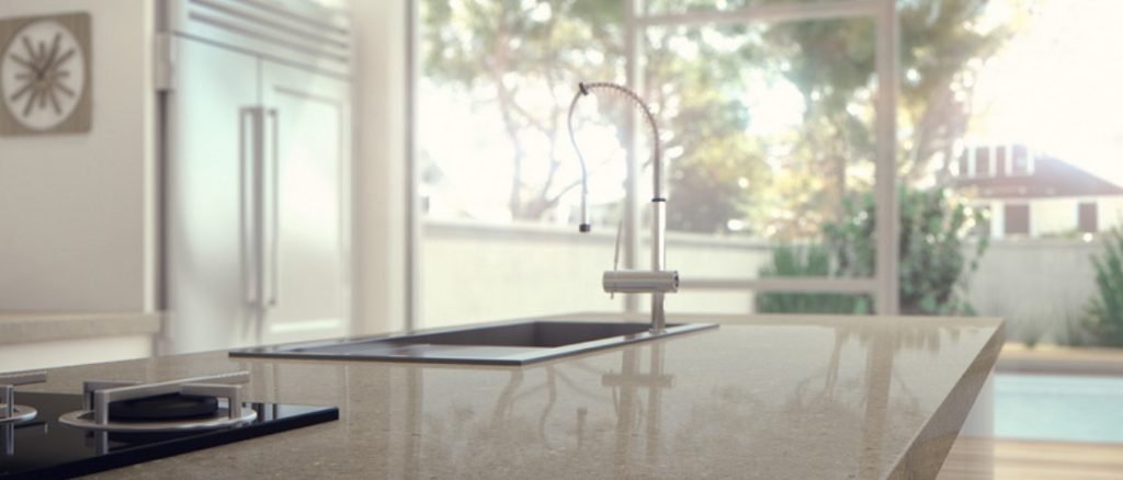 Caesarstone Shitake Quartz Worktop