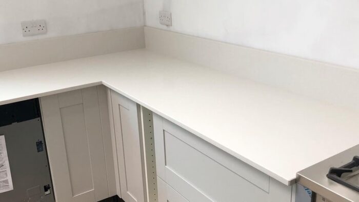 Compac Luna Quartz - Elegant White Stone